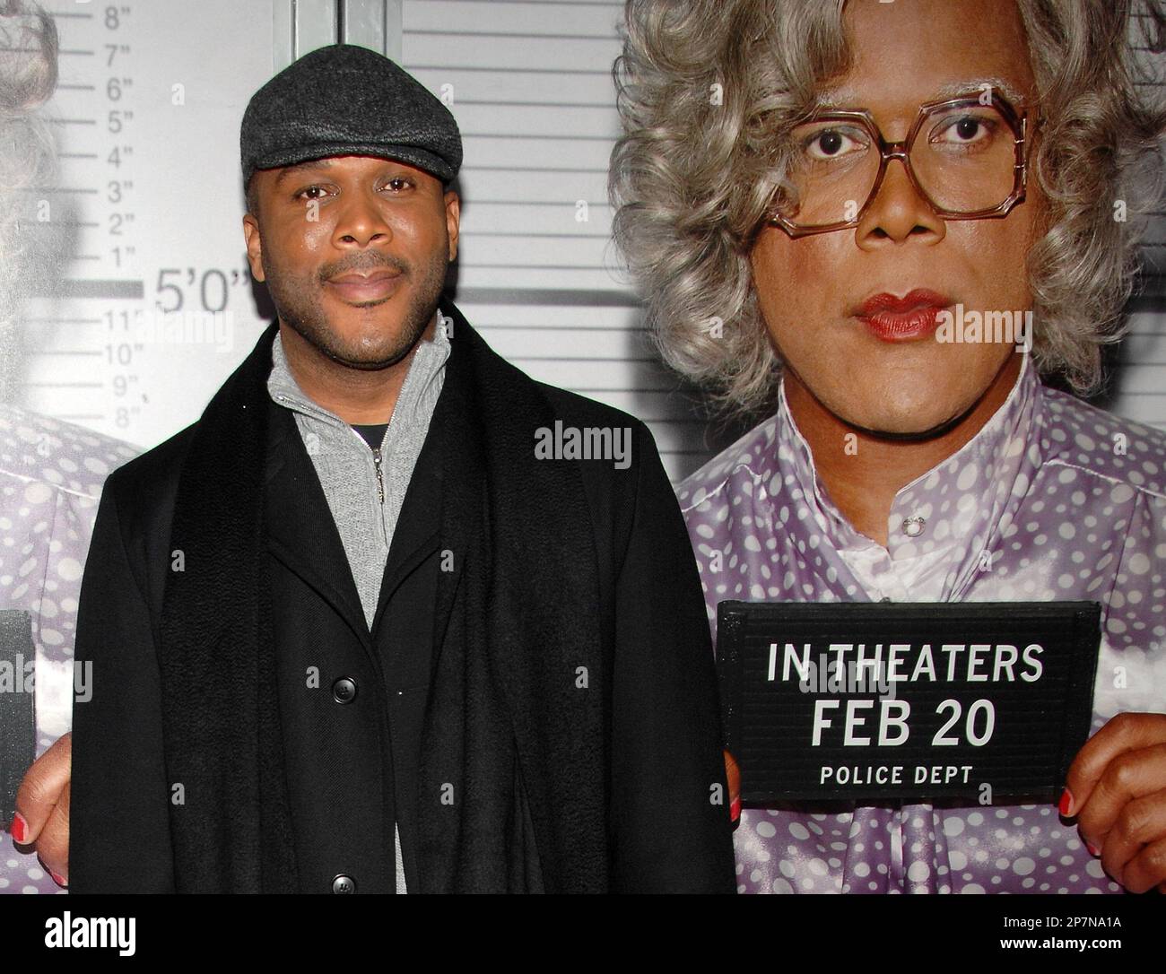 FILE - In a Wednesday, Feb. 18, 2009 photo, actor Tyler Perry stands ...