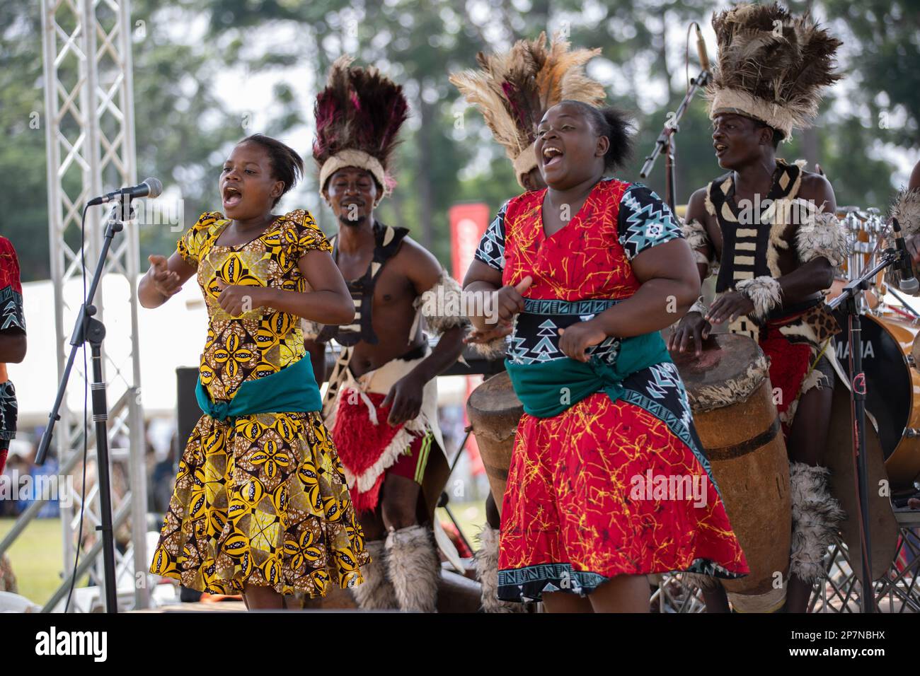 Lusaka, Zambia. 8th Mar, 2023. People dance during International Women ...