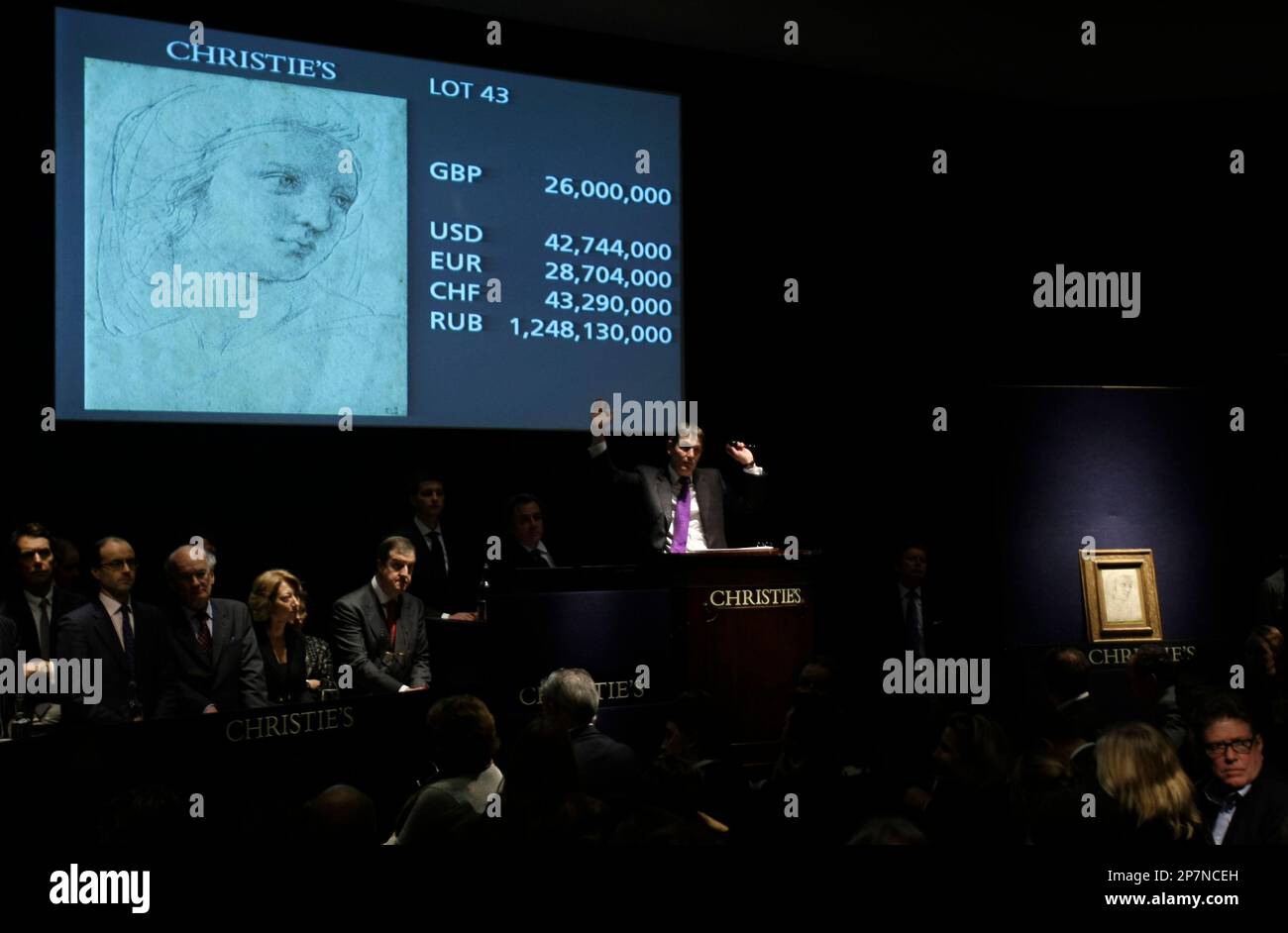 Christie's auctioneer James Bruce-Gardyne sells on the final bid for ...