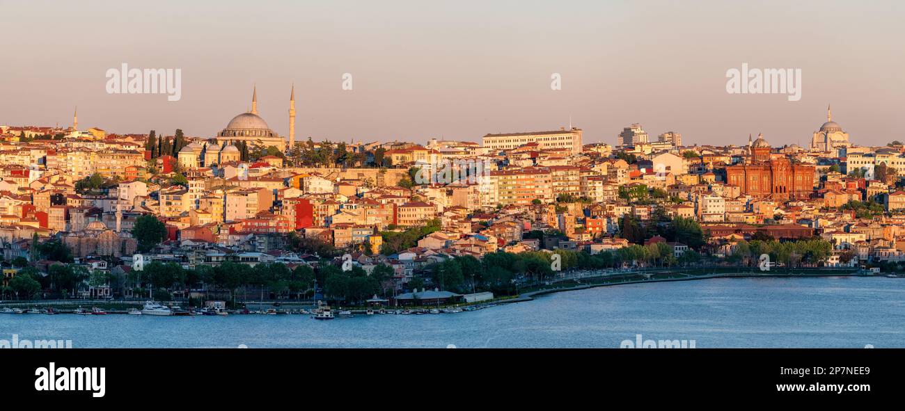 Clear skyline of Istanbul city, Turkey Stock Photo - Alamy