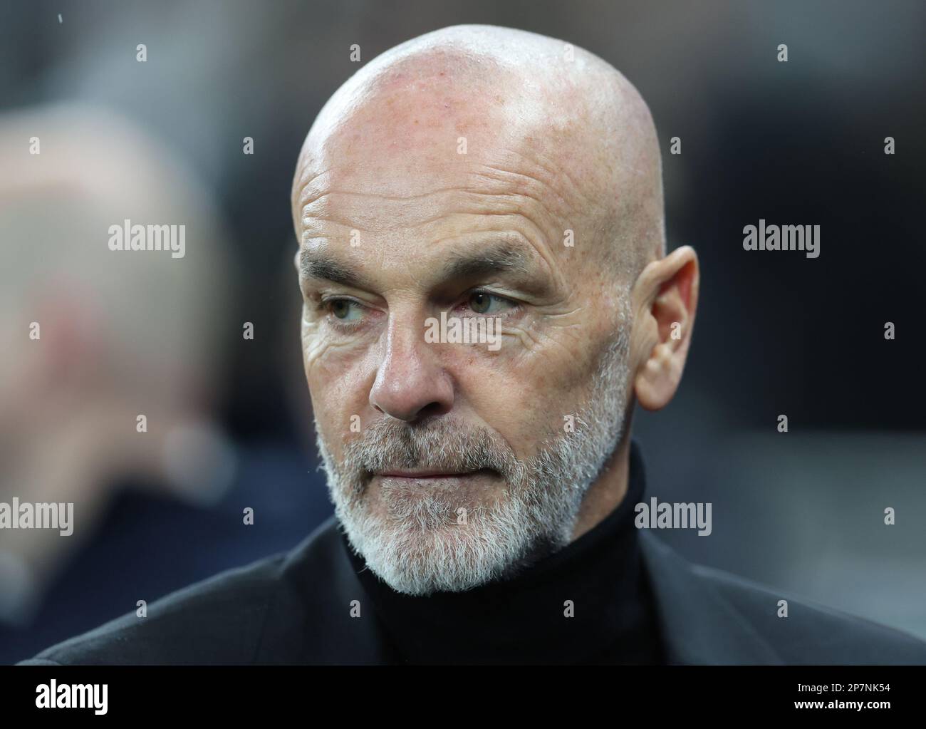London, UK. 8th Mar, 2023. Stefano Pioli manager of AC Milan during the ...