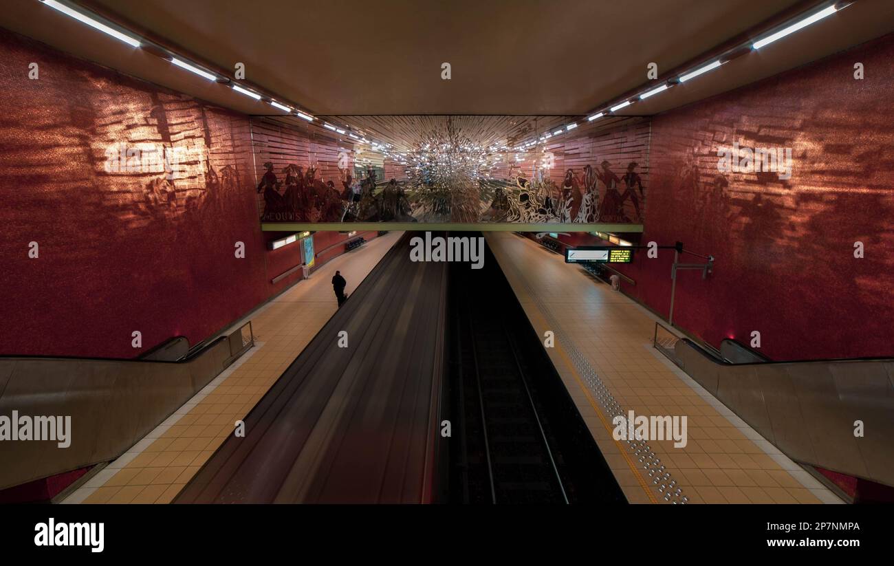 Thieffry metro hi-res stock photography and images - Alamy