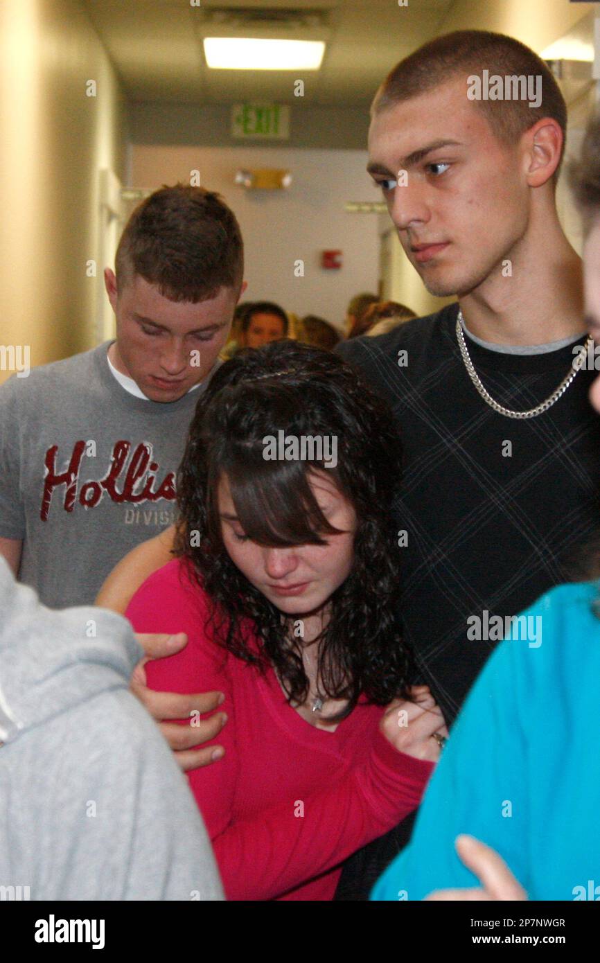 People leave an Ohio courtroom after a hearing for Andrew Conley ...