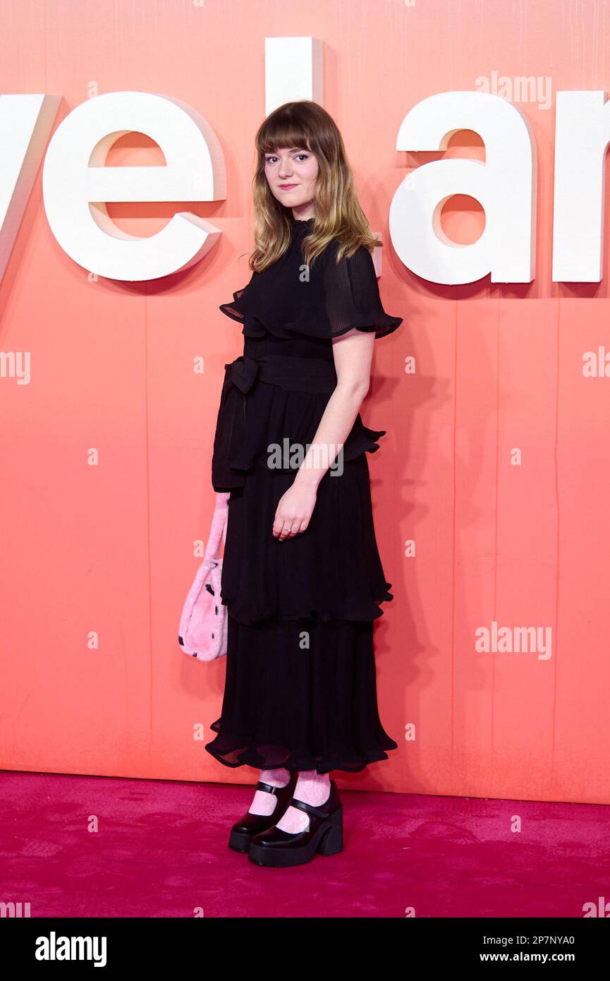 London, UK . 8 March, 2023 . Poppy Allen-Quarmby pictured at the The UK ...