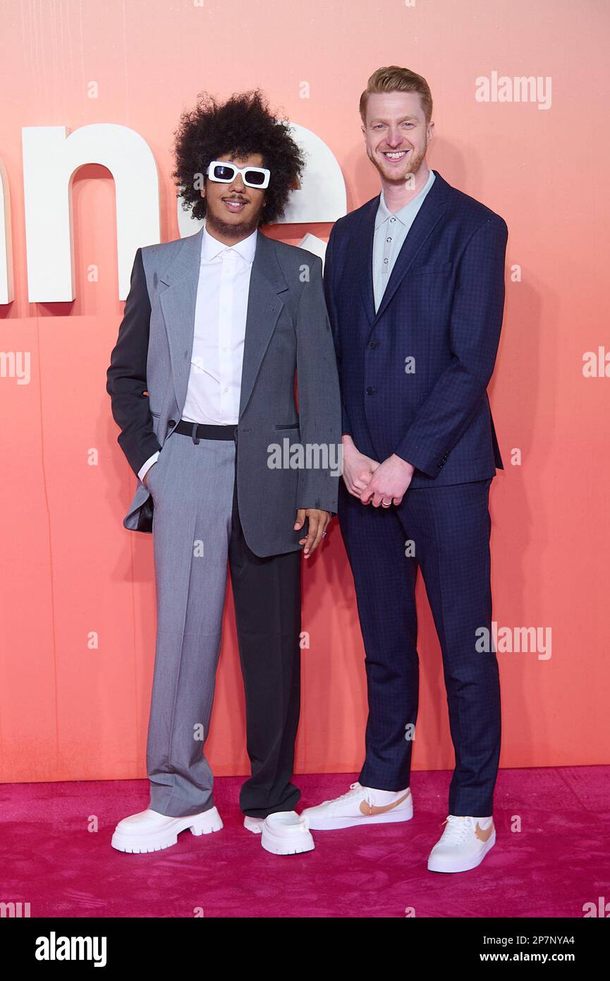London, UK . 8 March, 2023 . Nathan Bryon and Tom Melia pictured at the ...