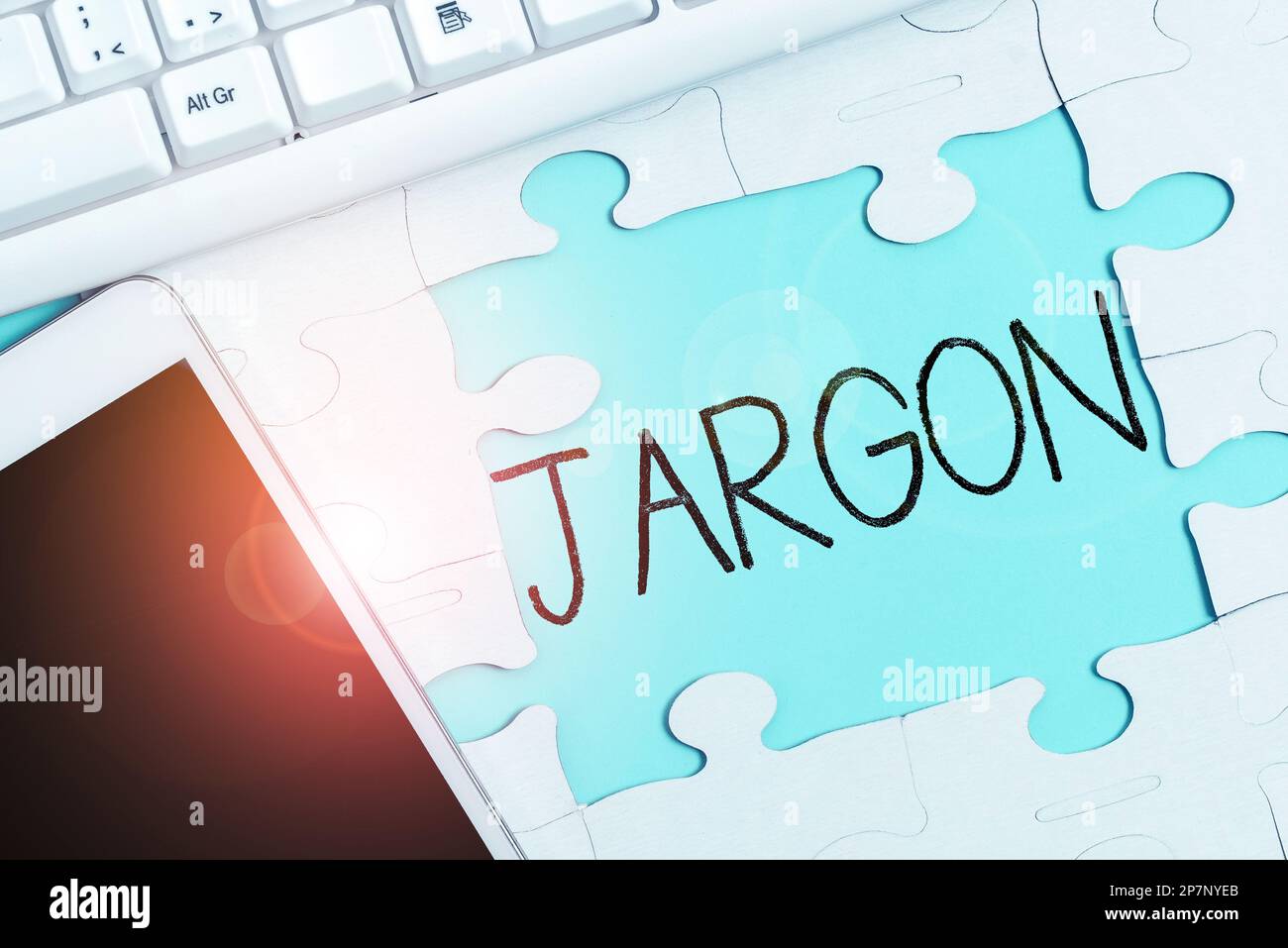 Text showing inspiration Jargon. Conceptual photo special words or ...