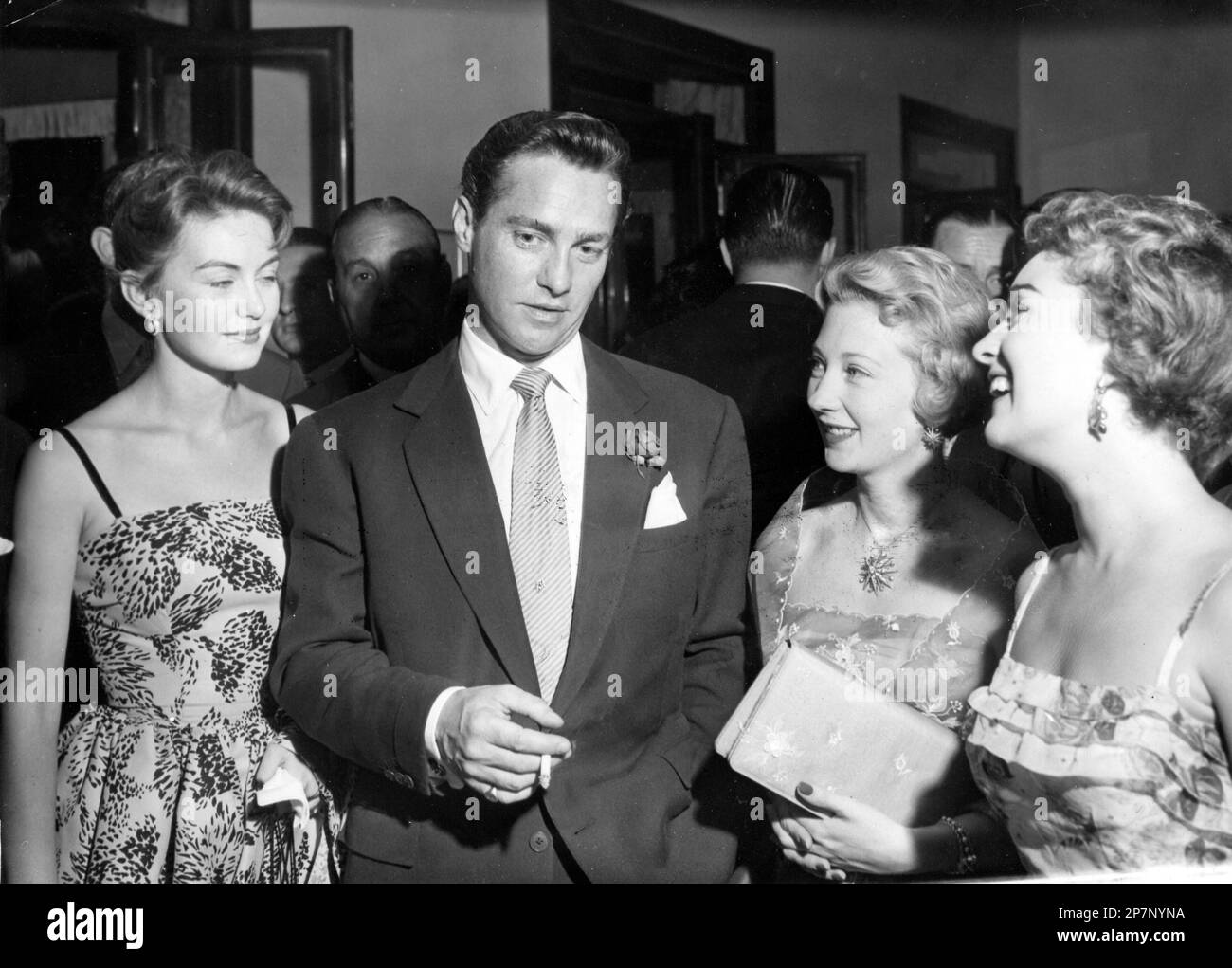 FILE - In this Sept. 2, 1955 File photo, From left Vernon Grey, Irish ...