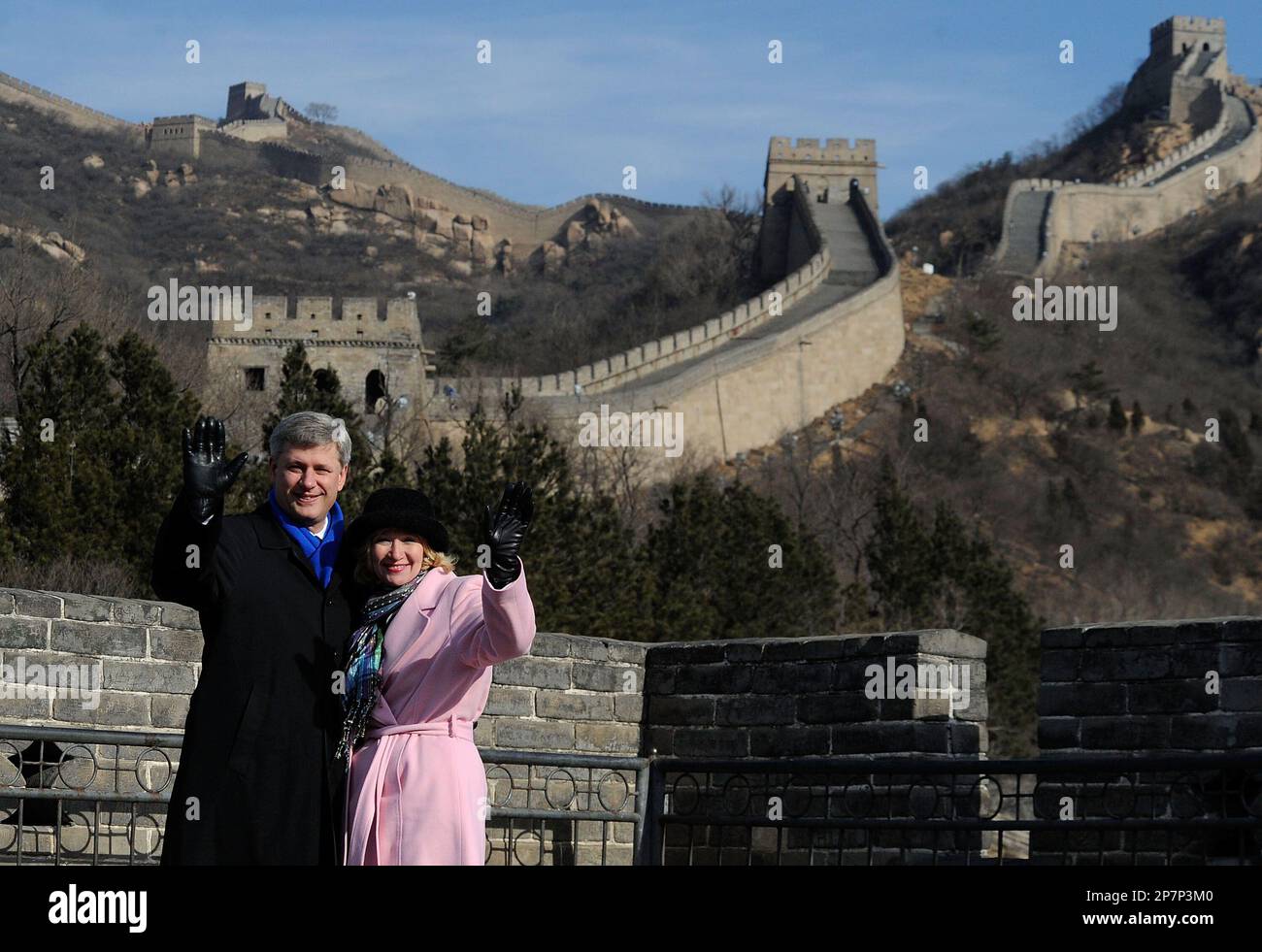 Canadian Prime Minister Stephen Harper and his wife Laureen Harper ...