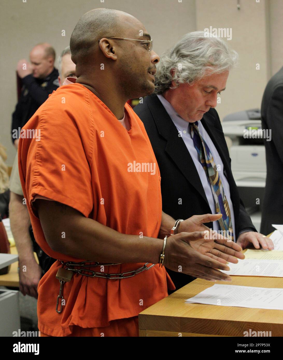 Darcus Allen, left, who is accused of driving Maurice Clemmons away ...