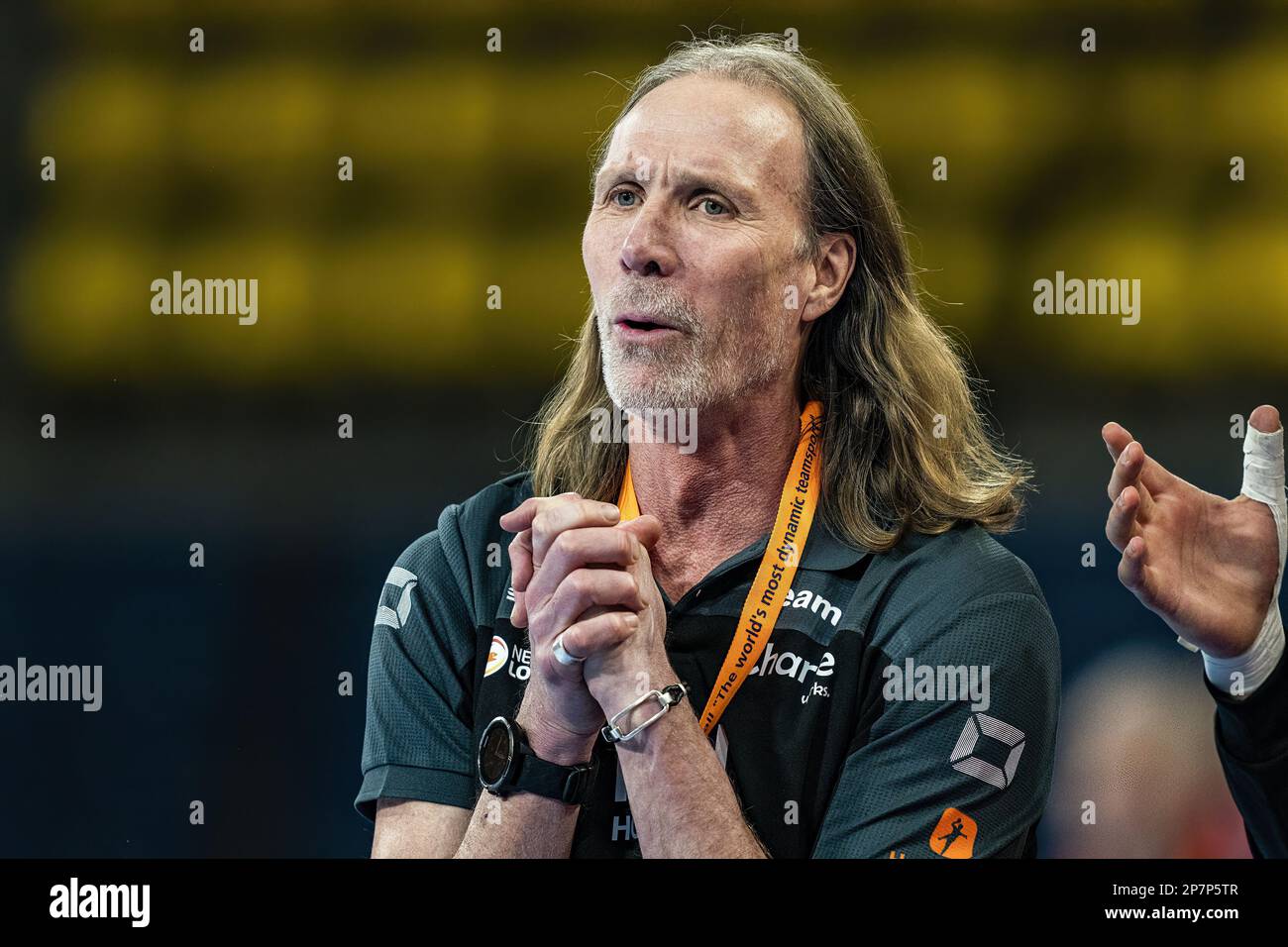 EINDHOVEN - Coach Staffan Olsson in action during the European ...