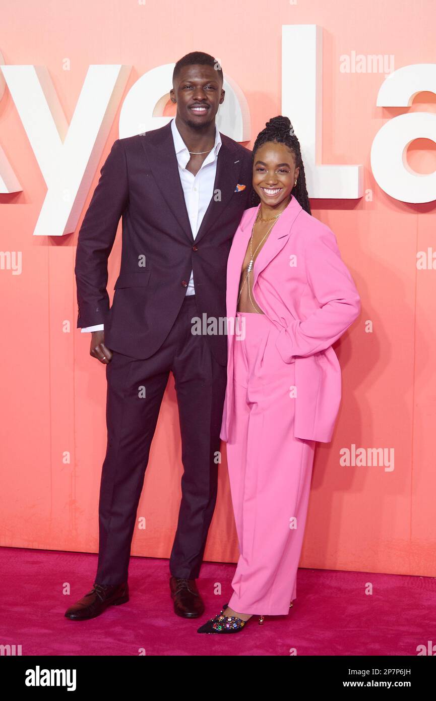 London, UK . 8 March, 2023 . Benjamin Sarpong-Broni and Karene Peter ...