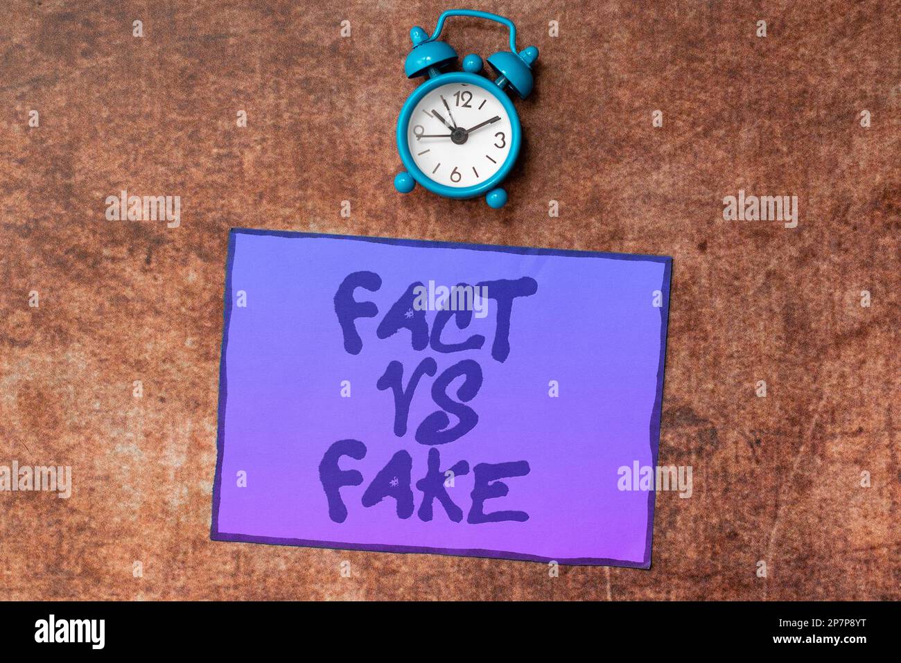 Hand writing sign Fact Vs Fake. Business idea Is it true or is false ...