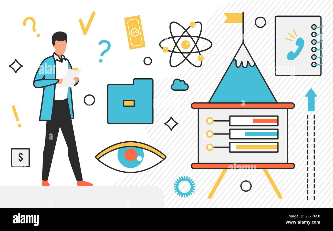 Science innovation discovery. Scientific research, scientist experiment ...