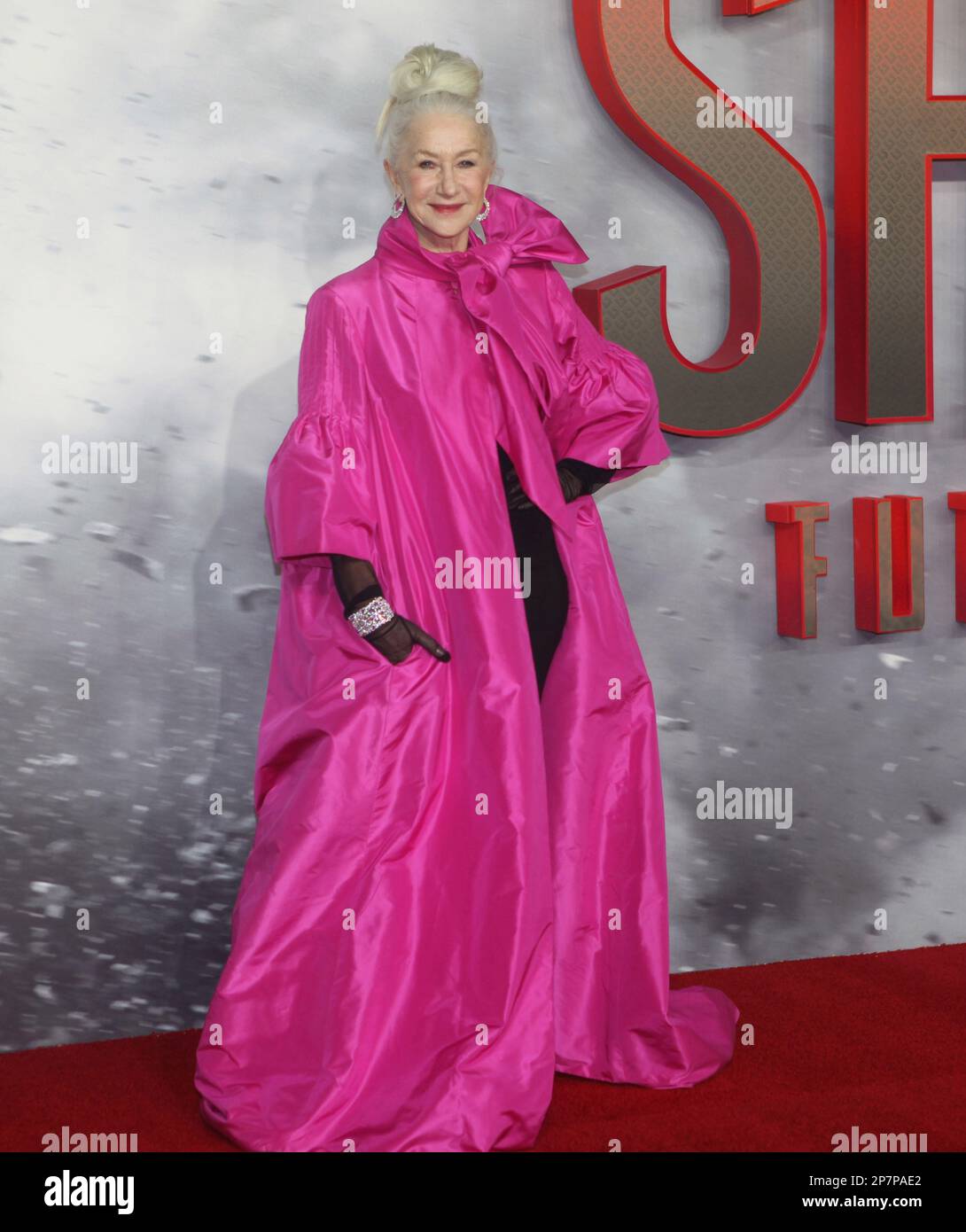 London, UK. Helen Mirren at the Shazam! Fury of the Gods UK premiere ...