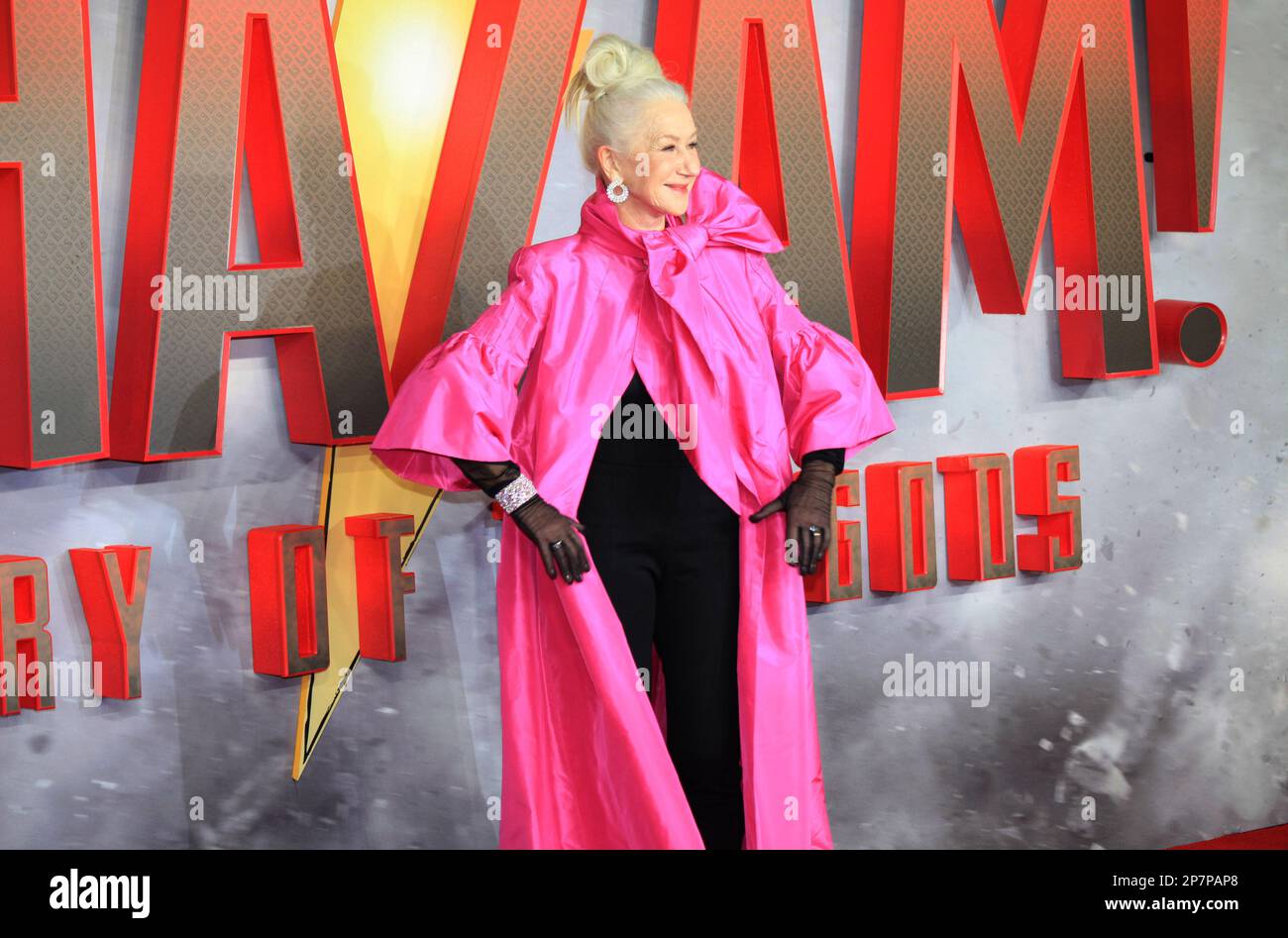 London, UK. Helen Mirren at the Shazam! Fury of the Gods UK premiere ...