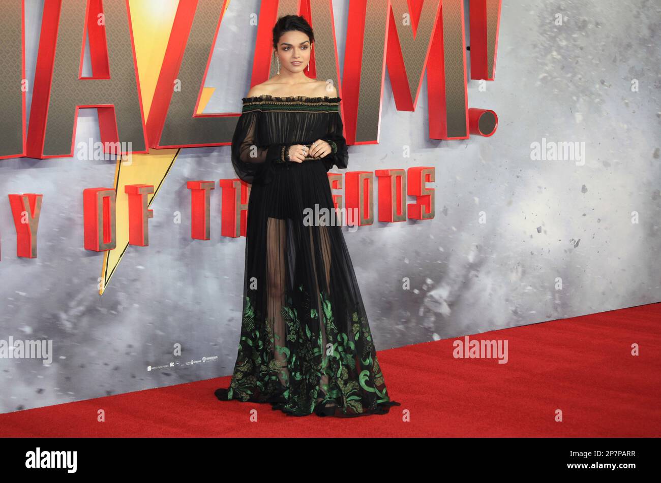 London, UK. Rachel Zegler at the Shazam! Fury of the Gods UK premiere ...