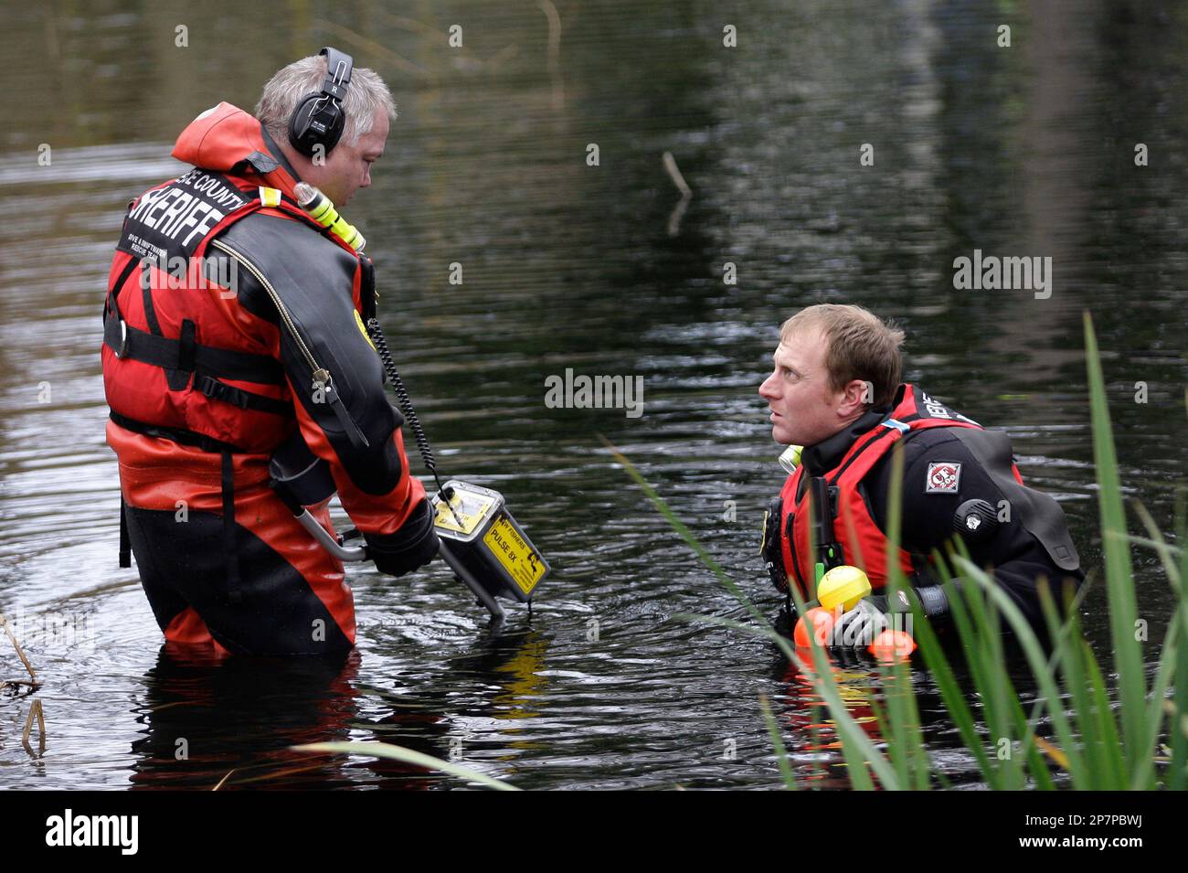 Shaun Darby, right, and Curtis Filleau, both members of the Pierce Co ...