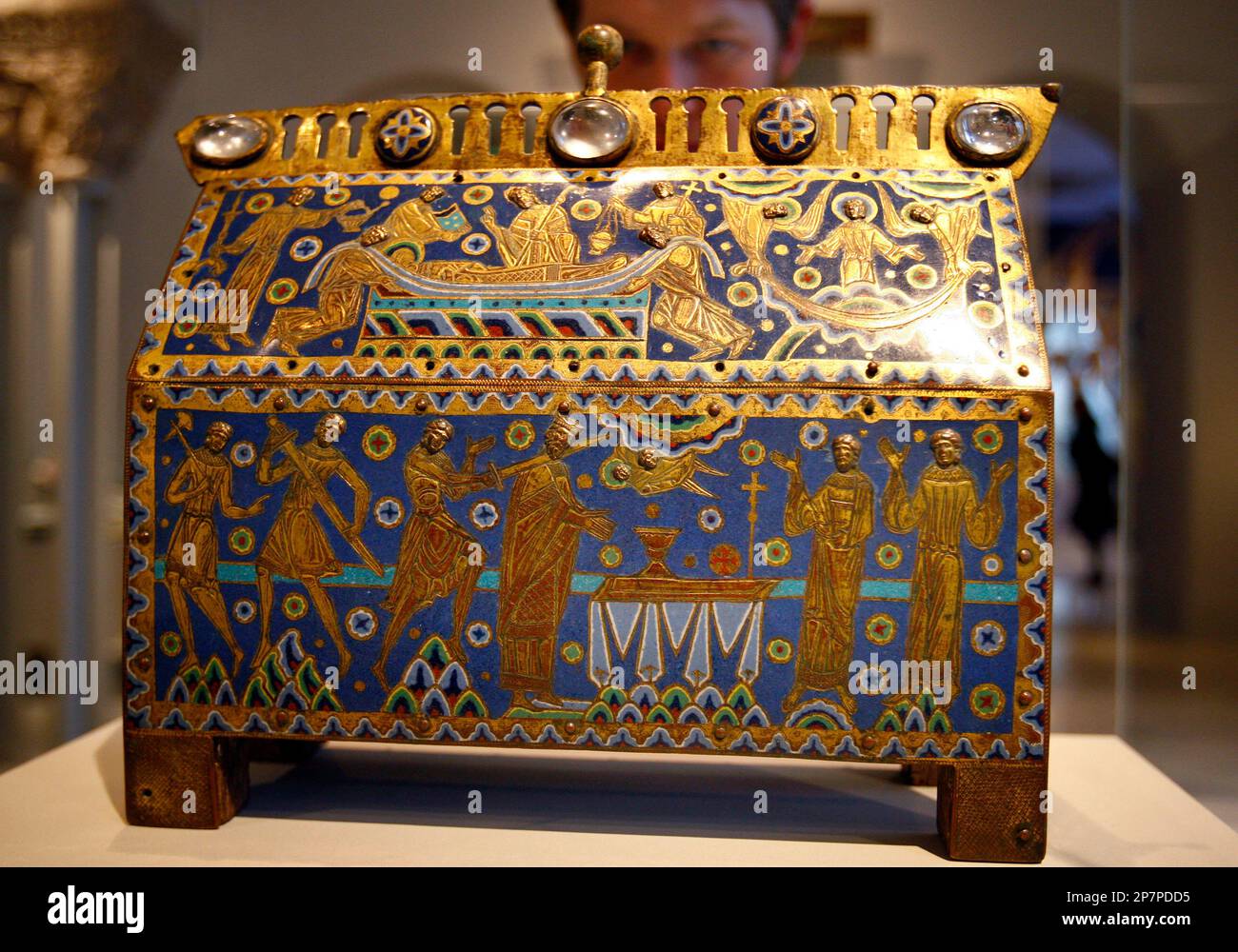The Becket Casket, from around 1180-90, which may have held his relics ...