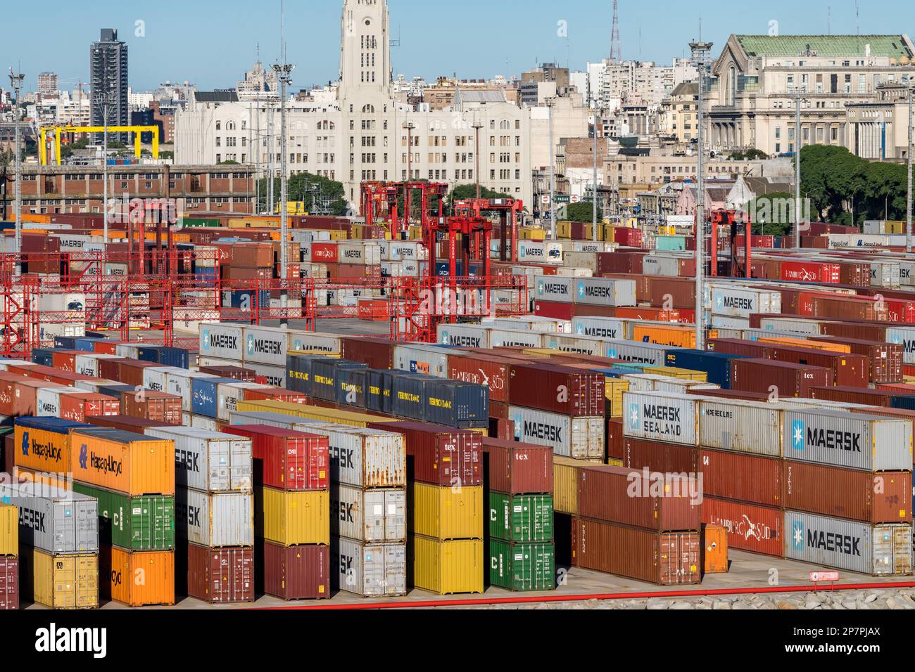 Montevideo, Uruguay - 5 February 2023: National Customs Adminstration ...