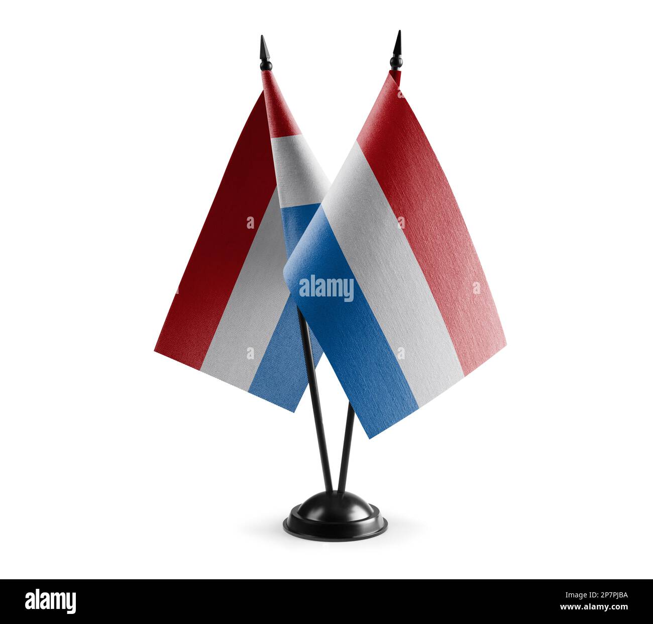 Small national flags of the Netherlands on a white background Stock ...