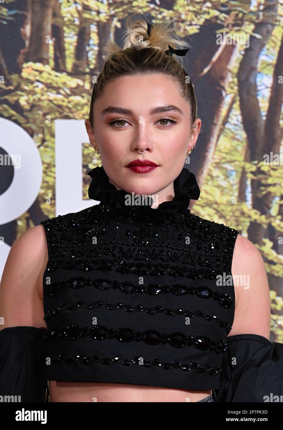 London, UK. 08th Mar, 2023. March 8th, 2023, London, UK. Florence Pugh ...