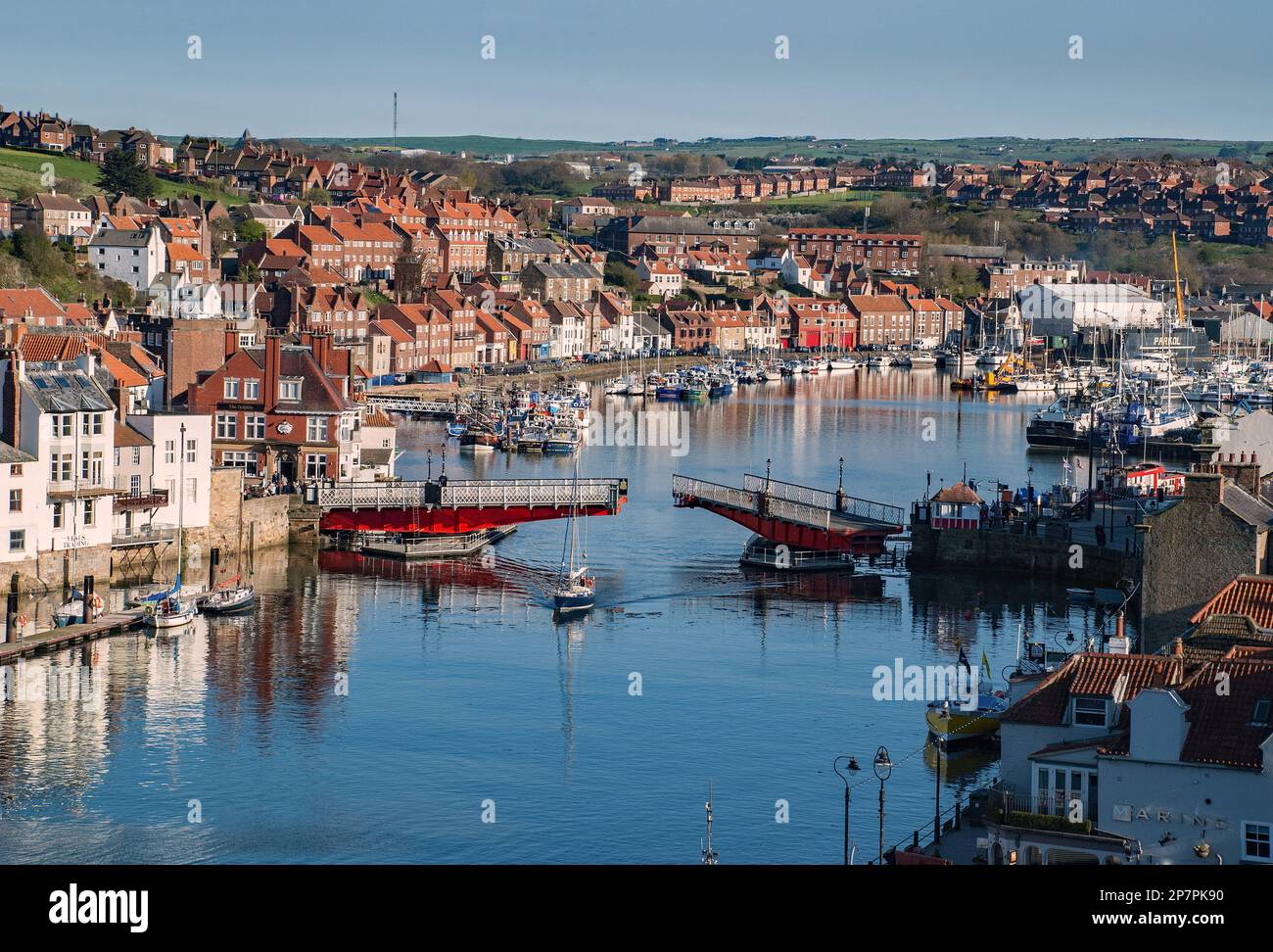 One of whitby towns defining features hi-res stock photography and ...