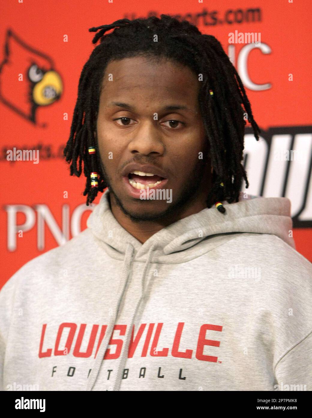 Injured Louisville running back Victor Anderson talks about the ...