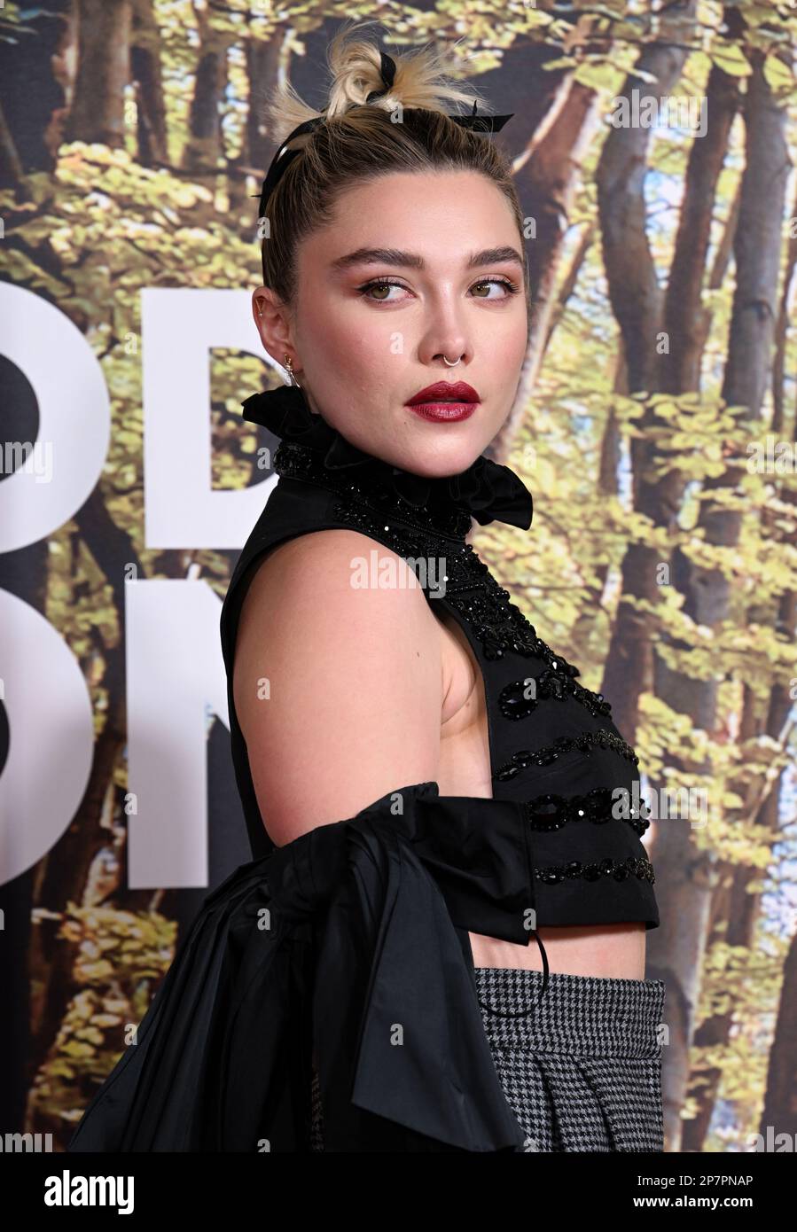 London, UK. 08th Mar, 2023. March 8th, 2023, London, UK. Florence Pugh ...
