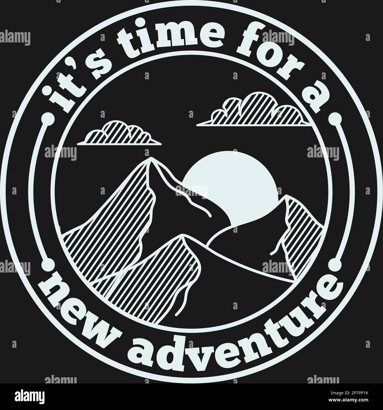 Time travel adventure typography hi-res stock photography and images ...