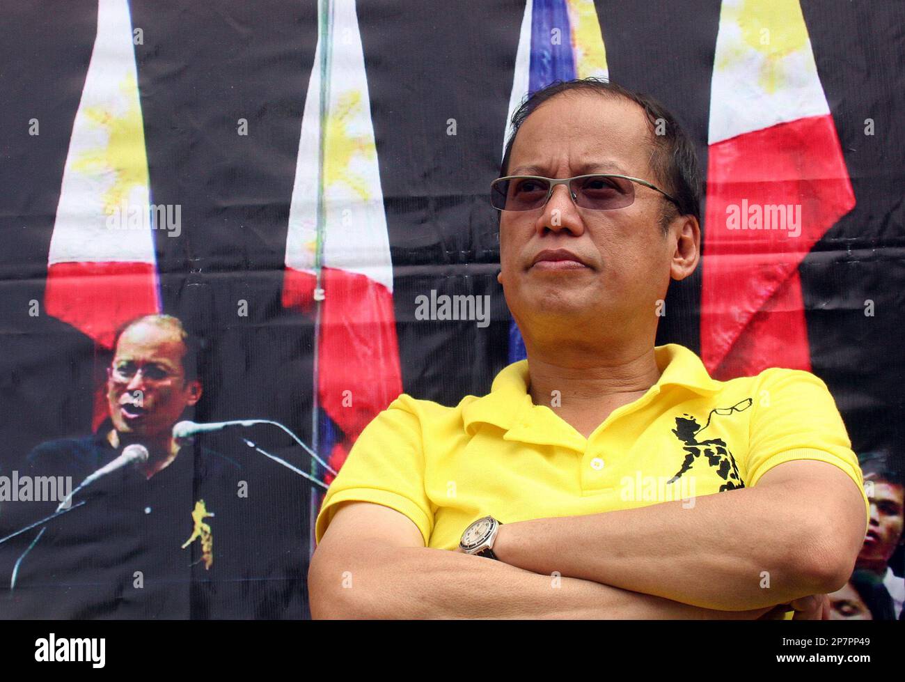 Presidential candidate Senator Benigno "Noynoy" Aquino III, the only ...