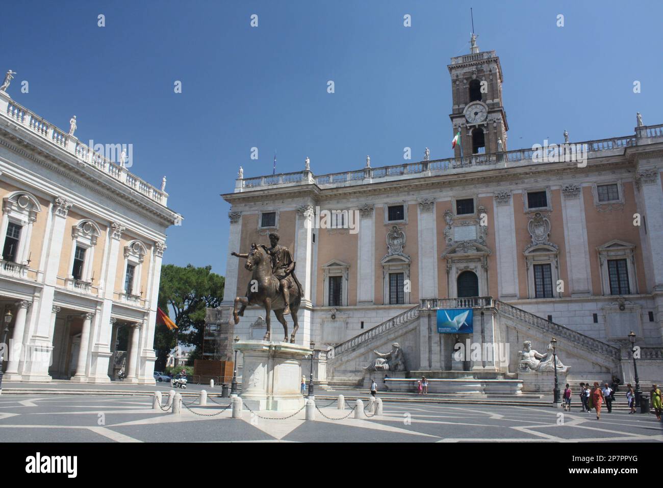 Rome piazza del campidoglio hi-res stock photography and images - Alamy