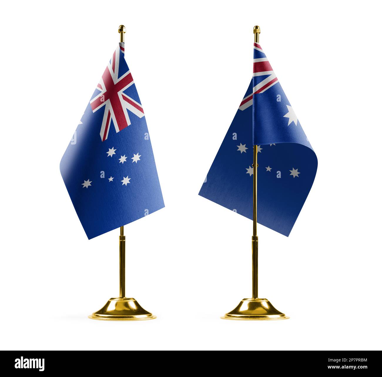 Small national flags of the Australia on a white background Stock Photo ...