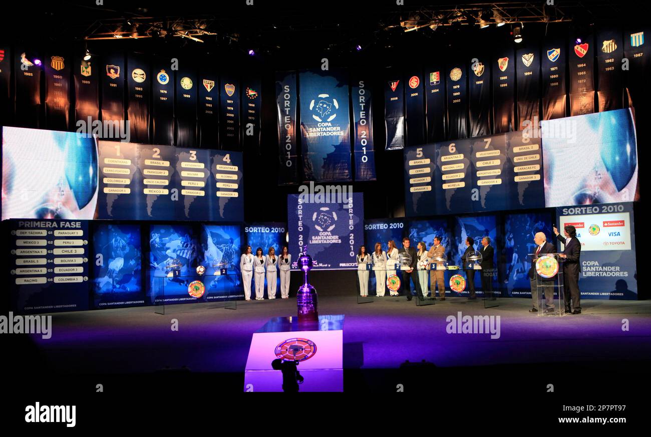 The drawing ceremony continues of the Copa Libertadores 2010 soccer ...