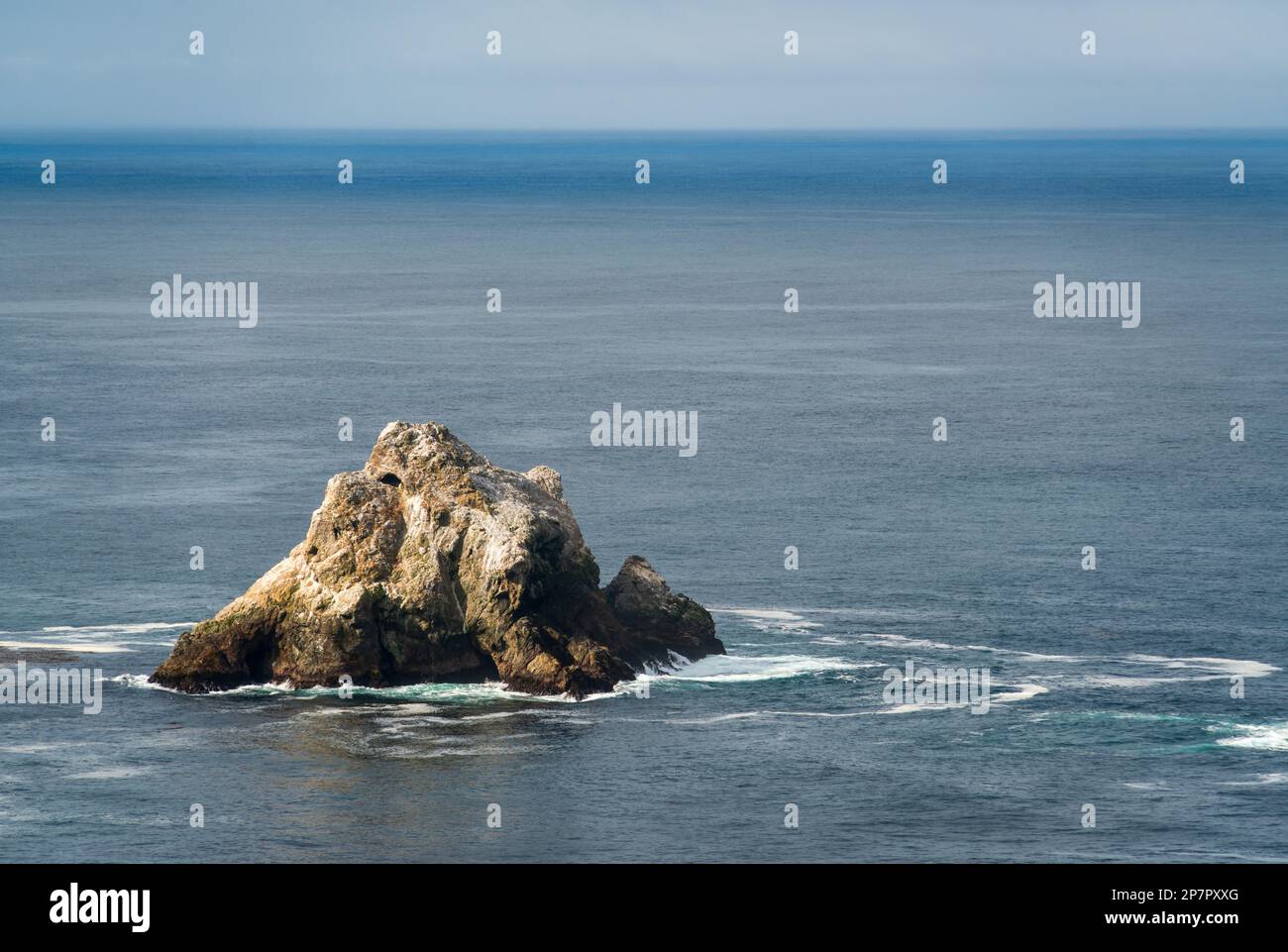 Ocean Rock Feature at Big Sur Stock Photo - Alamy