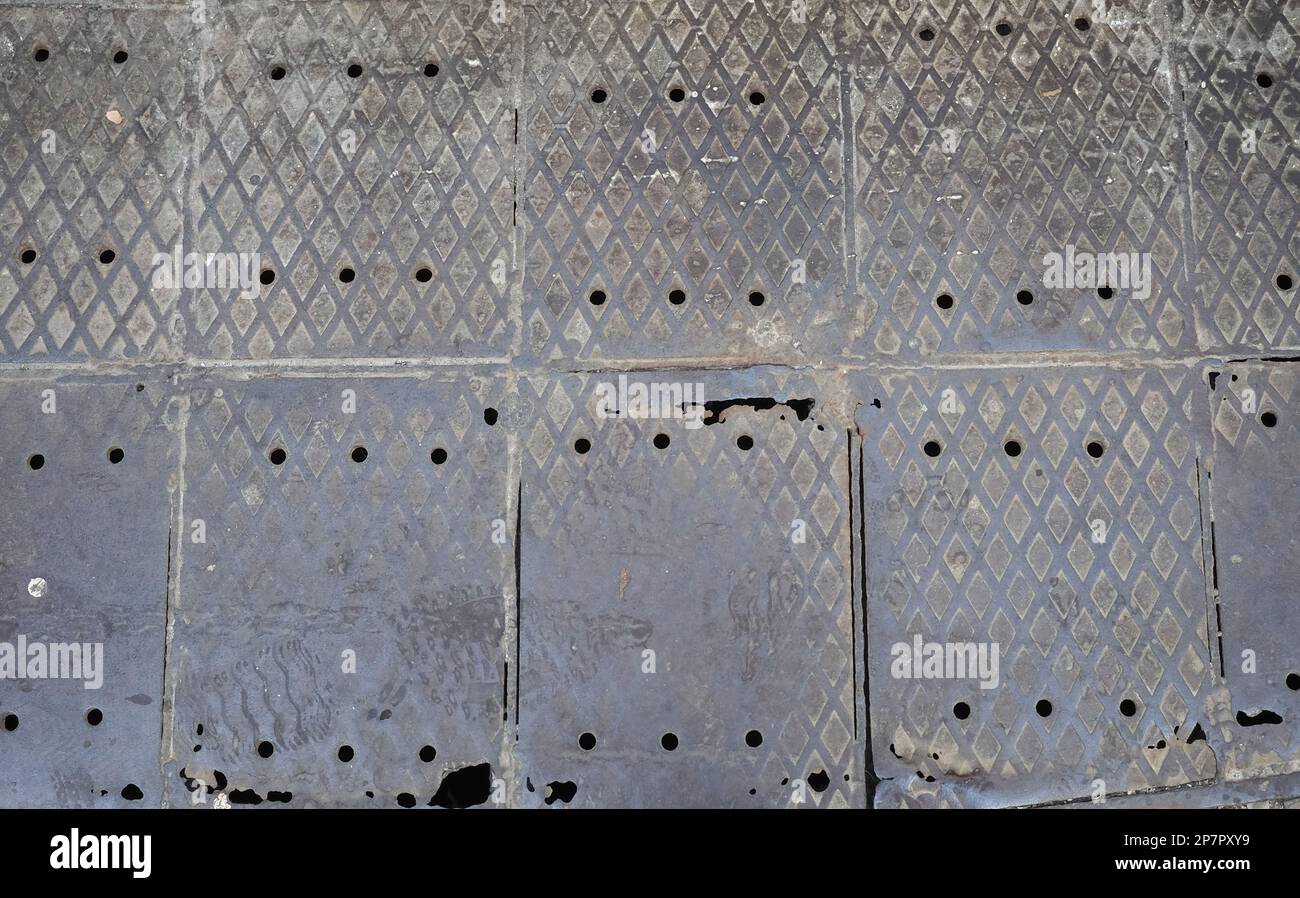 brown steel metal texture useful as a background Stock Photo - Alamy