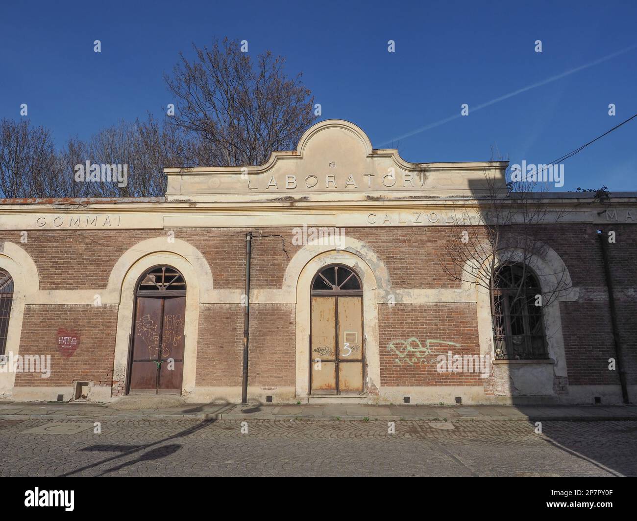 COLLEGNO, ITALY - CIRCA JANUARY 2023: La Certosa former mental hospital ...
