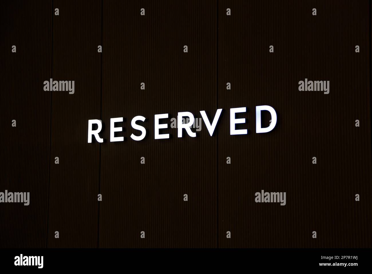 Sibiu, Romania - May, 2 2022: Reserved logo at black background at ...