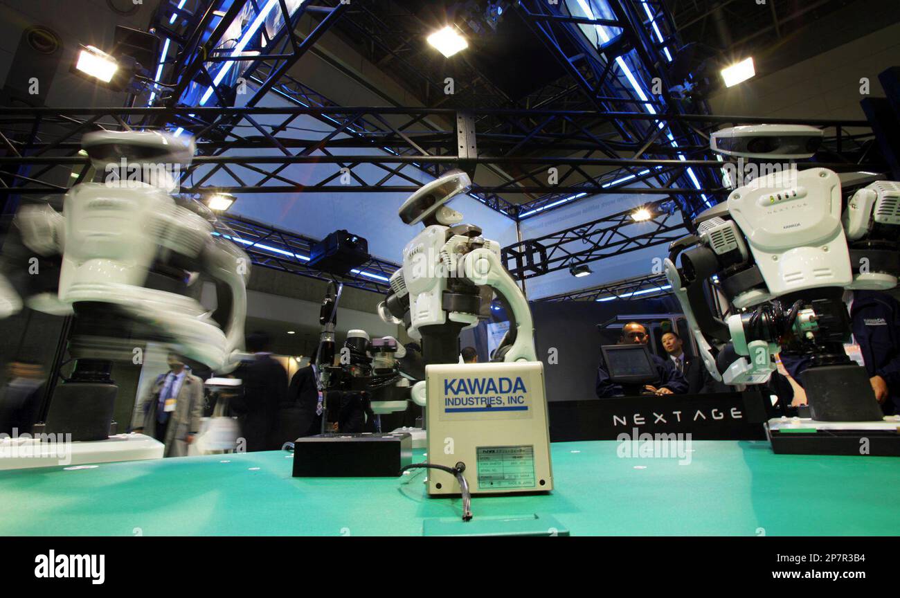 Japan's Kawada Industries, Inc.'s newly developed industrial robot ...