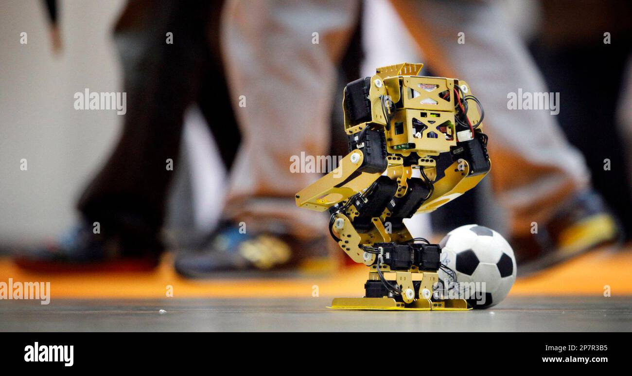 Tiny Wave, an entertainment robot designed and developed by Japan's ...