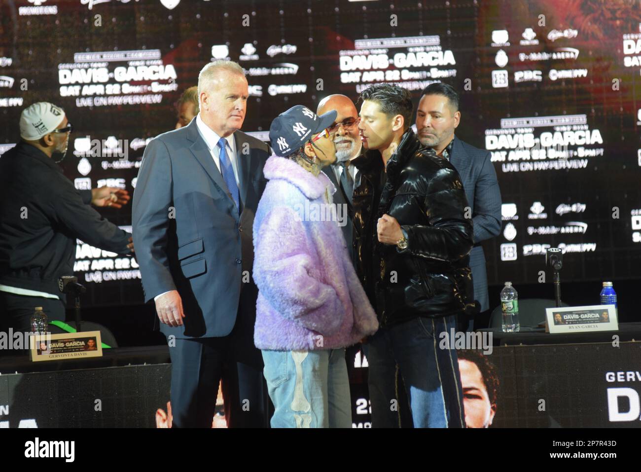 Gervonta Davis and Ryan Garcia attend the Gervonta Davis vs. Ryan ...
