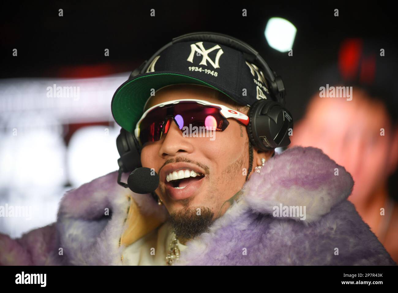 Gervonta Davis attends the Gervonta Davis vs. Ryan Garcia boxing match ...