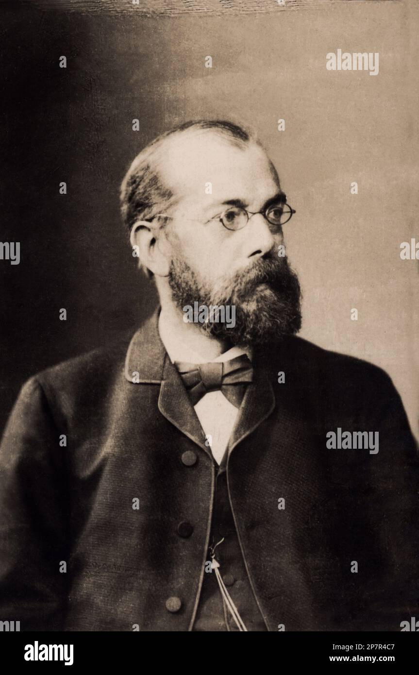 1890 ca , Paris , FRANCE : The celebrated german physician ROBERT KOCH ...