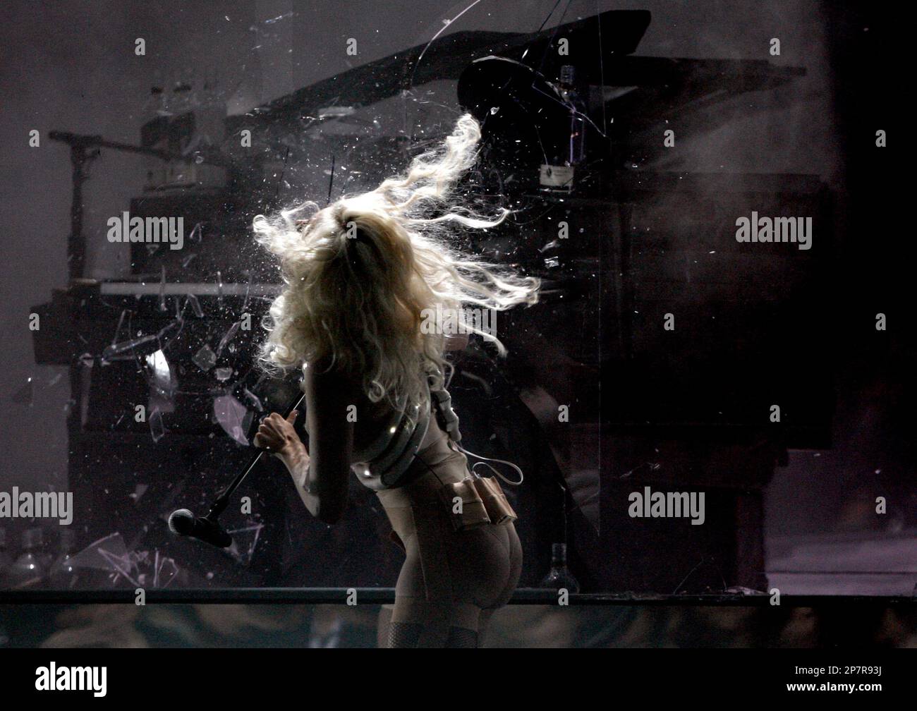 Artist Lady GaGa performs onstage at the 37th Annual American Music ...