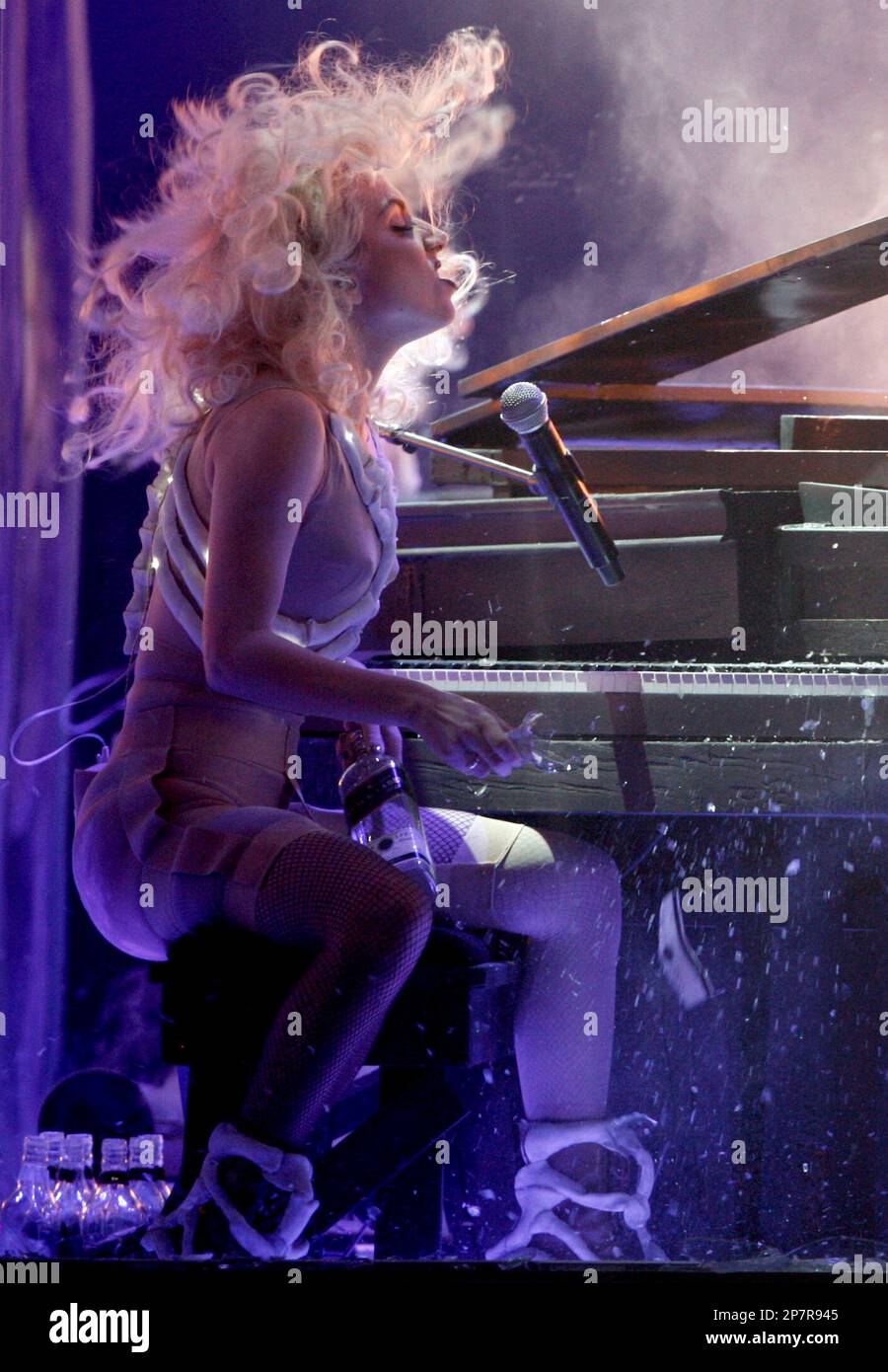 Artist Lady GaGa performs onstage at the 37th Annual American Music ...