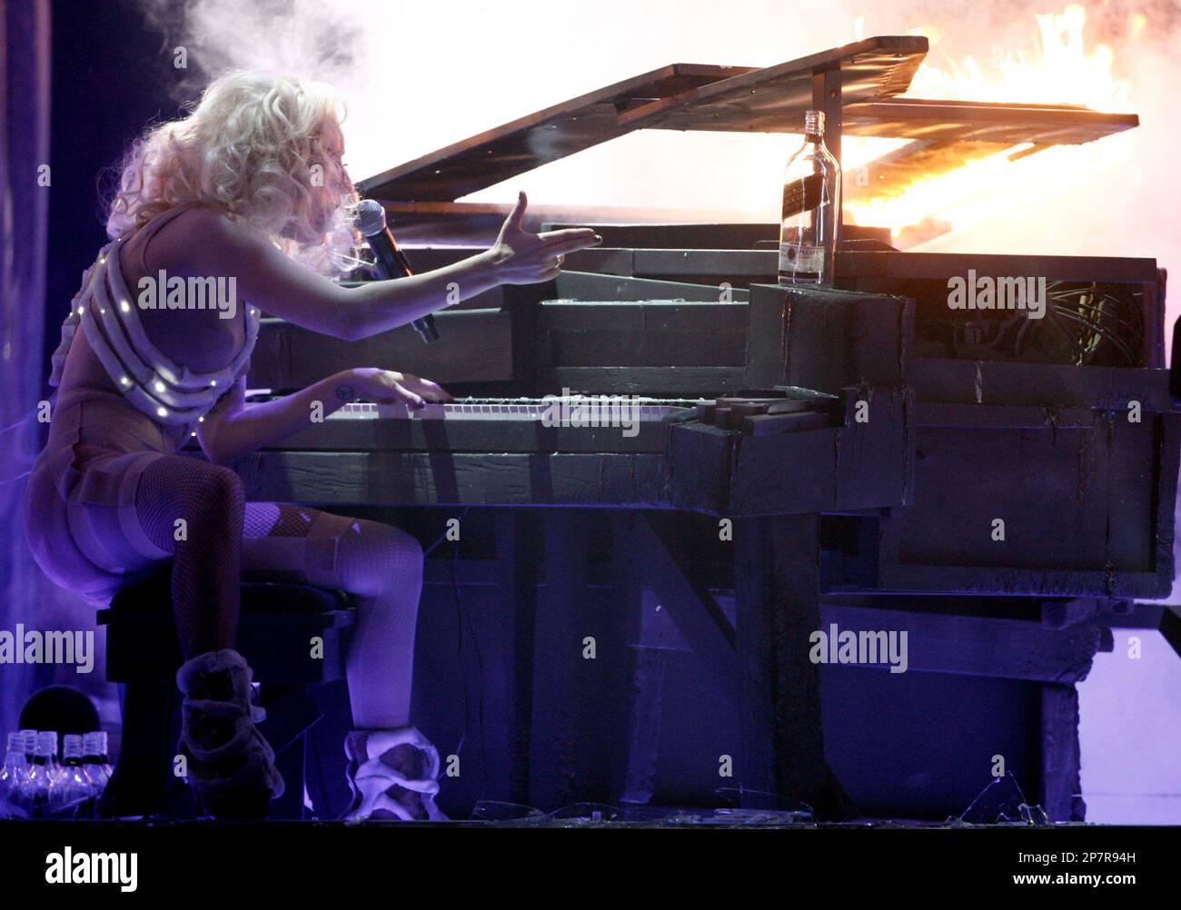 Artist Lady GaGa performs onstage at the 37th Annual American Music ...