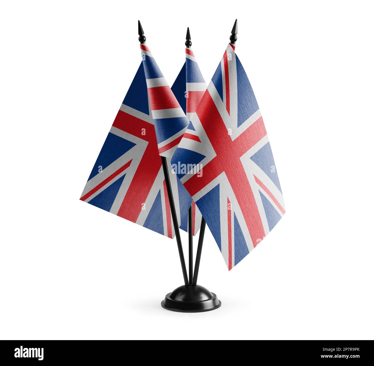 Small national flags of the United Kingdom on a white background Stock ...