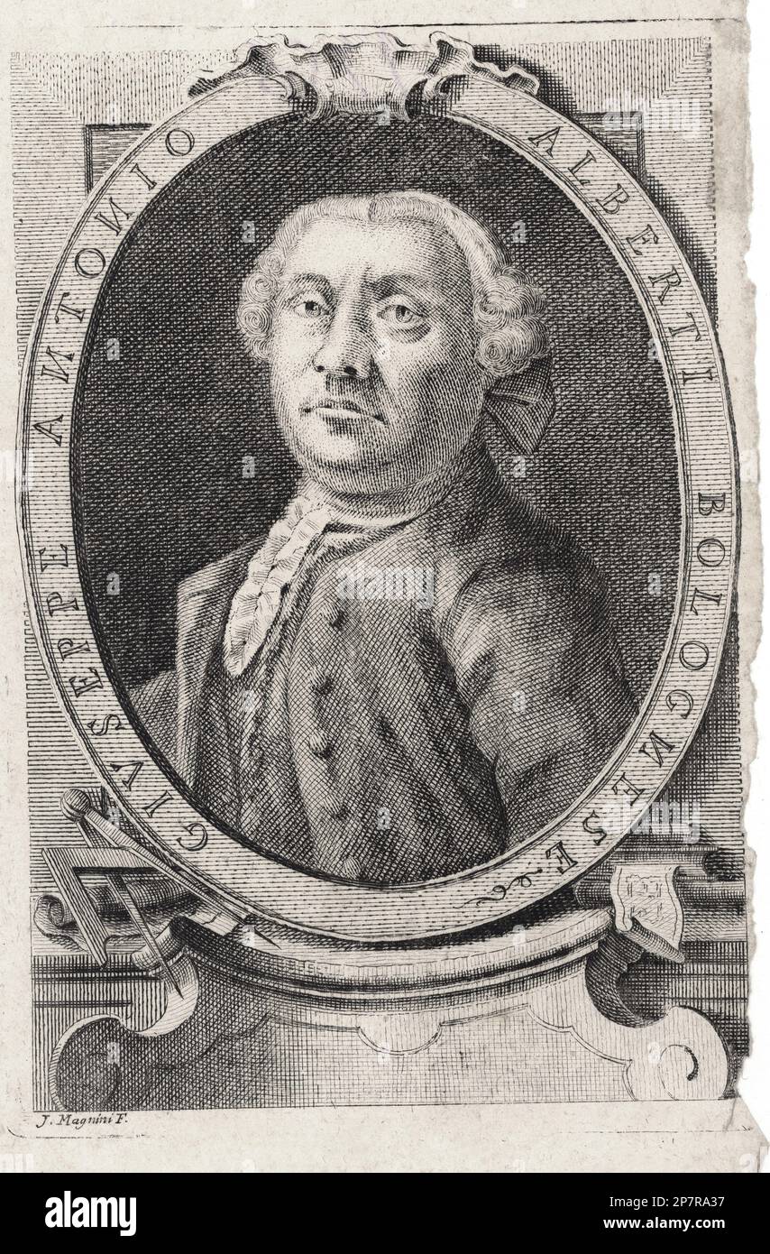 1756 : The italian architect GIUSEPPE ANTONIO ALBERTI ( Bologna , 1712 ...