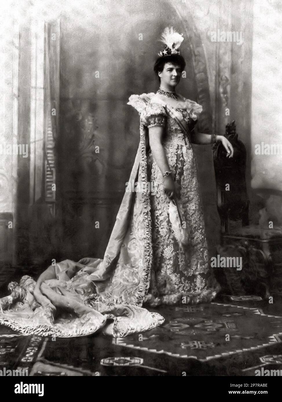 1890 ca. : The Queen of Portugal AMELIE de BRAGANZA ( born Amelie Marie ...