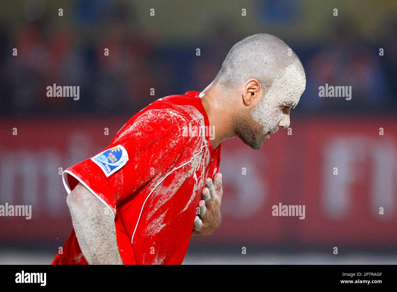 Switzerland's Stephan Meier reacts after Brazil won the final match of ...