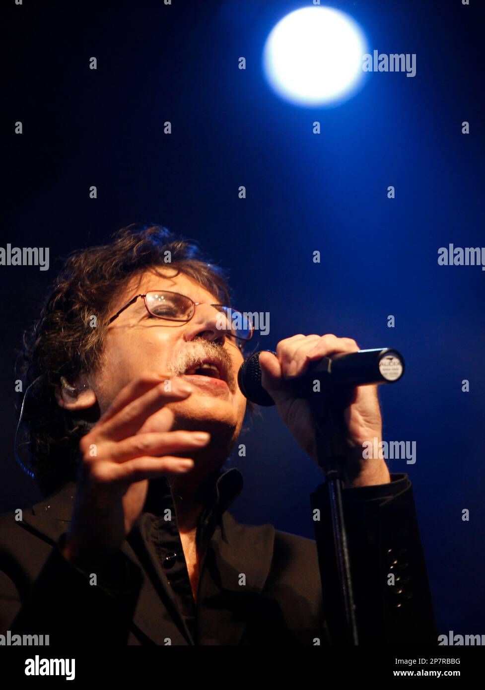 Argentina's singer and composer Charly Garcia performs in concert in ...